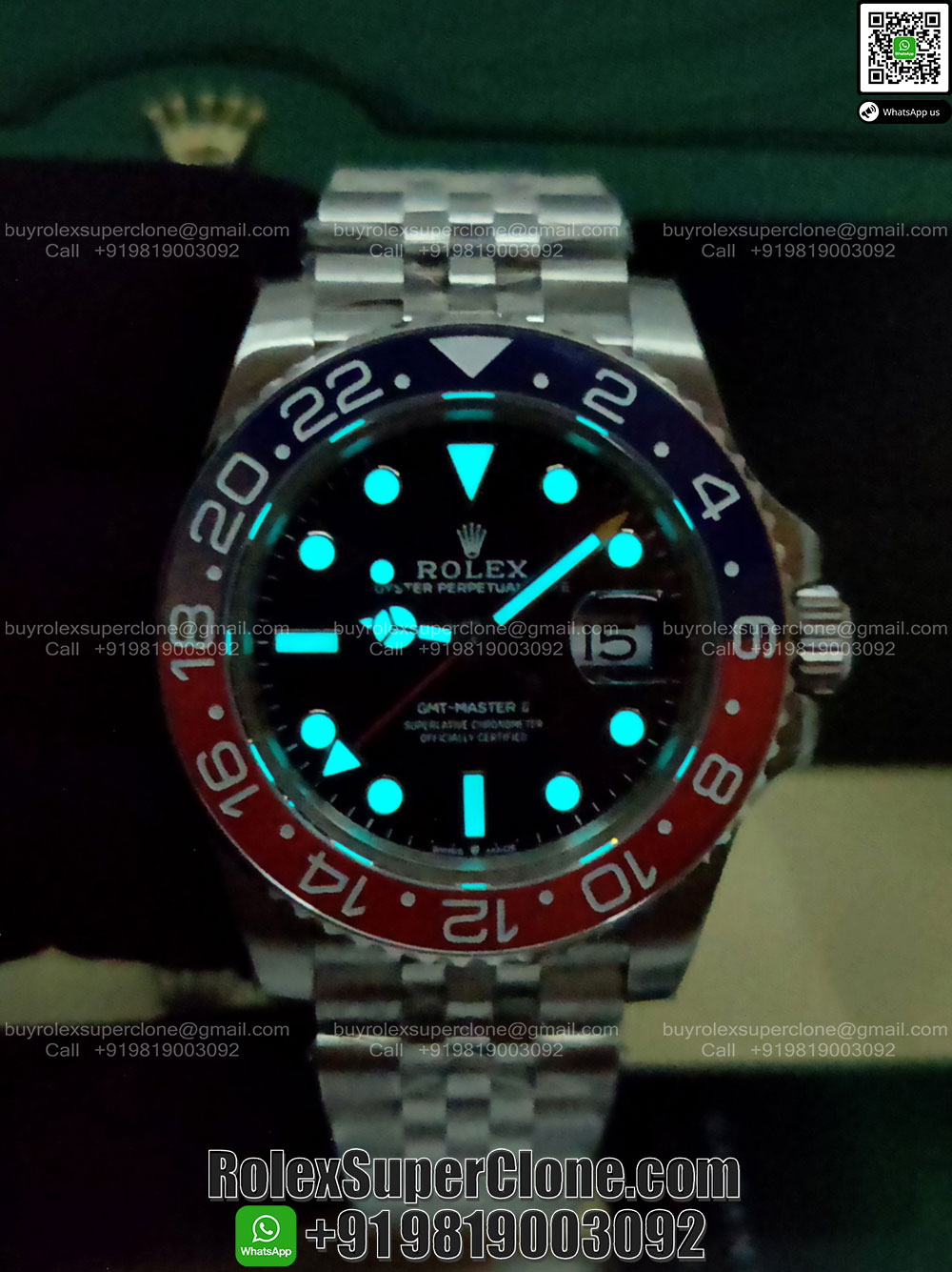 Rolex GMT Master 2 Pepsi Super Clone Swiss Replica Watches